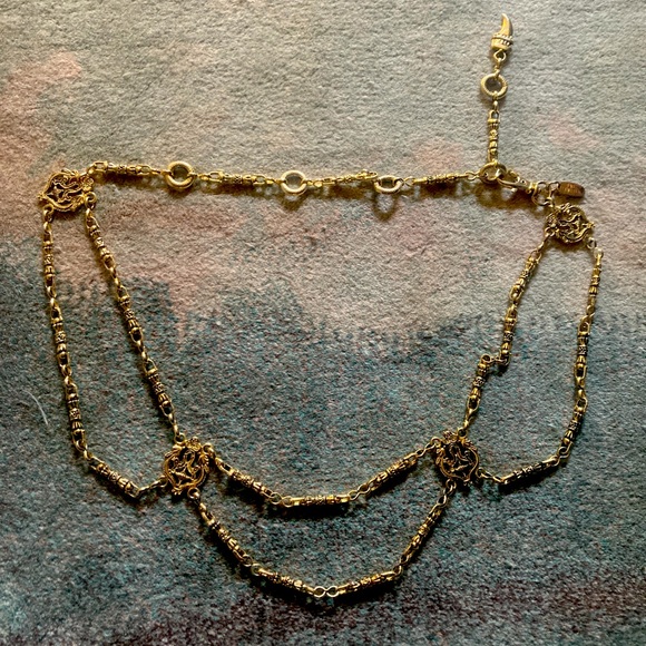 The Limited | Accessories | Vintage The Limited 8s Dynasty Gaudy Gold ...